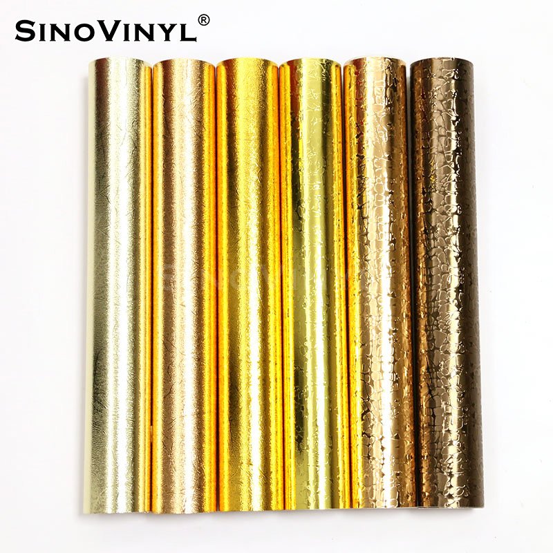 Metal Pattern Decoration Gift Craft Self Adhesive Cutting Vinyl - Sino ...