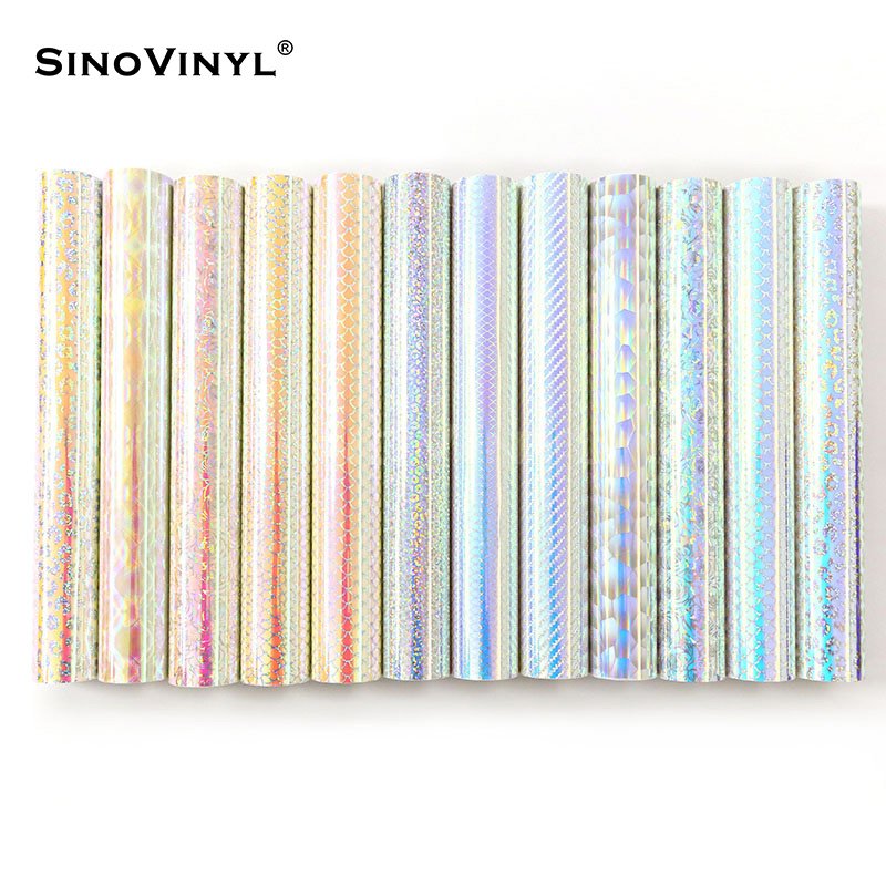 Rainbow Pattern Self Adhesive Vinyl for Plotter Cutter - Sino Adhesive ...